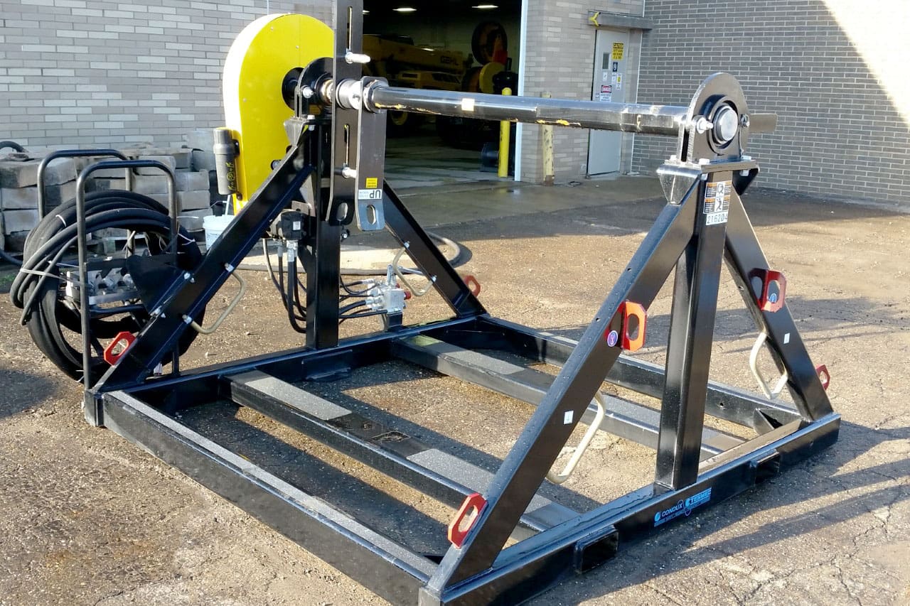 Condux Tesmec RS26/RS30 Hydraulic Reel Stand – Custom Truck One Source