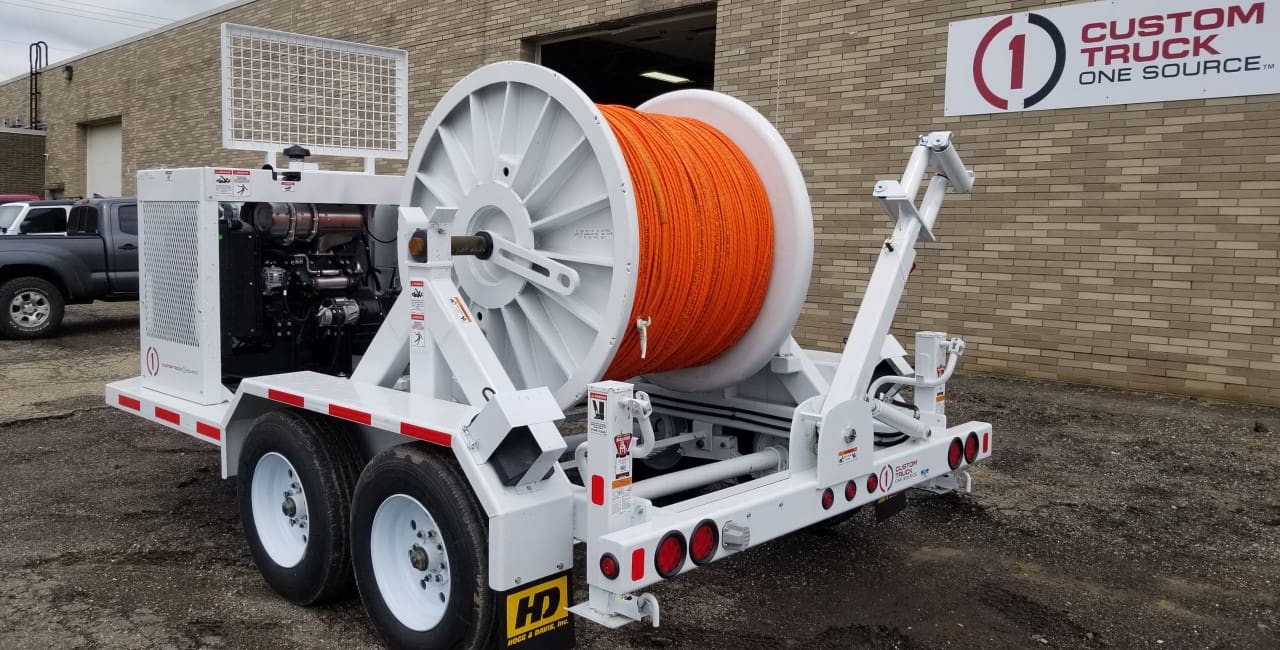 Hogg & Davis ODP-60 Single Drum Puller – Custom Truck One Source