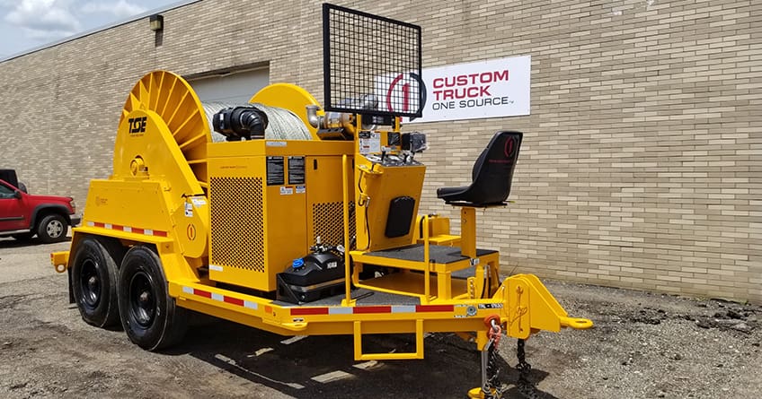 TSE DP100 Single Drum Puller – Custom Truck One Source