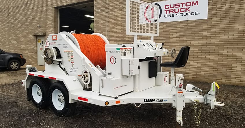 Hogg & Davis ODP 40 Single Drum Puller – Custom Truck One Source