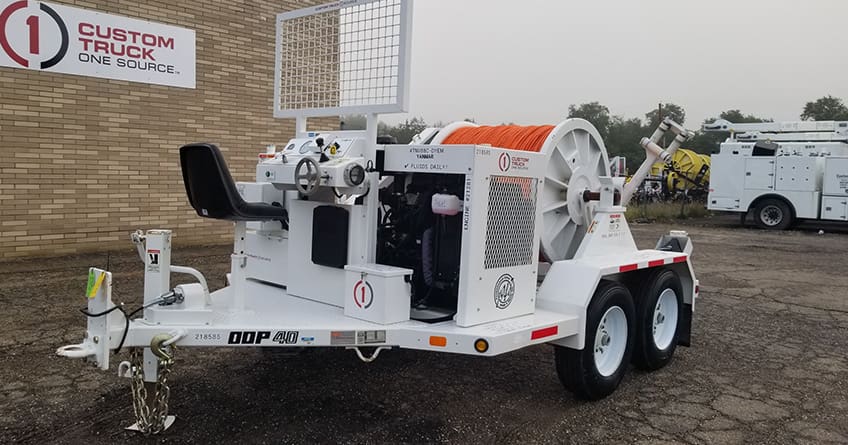 Hogg & Davis ODP 40 Single Drum Puller – Custom Truck One Source