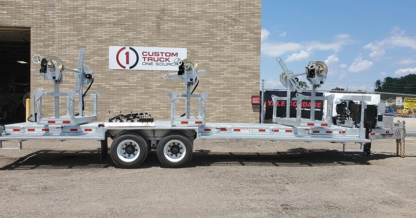 Reelstrong MRT3-8K Turret Base Three Reel Trailer – Custom Truck One Source